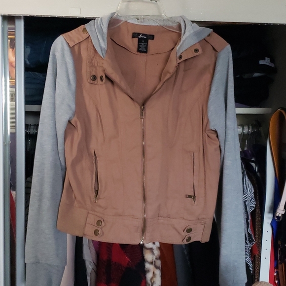 Finesse | Jackets & Coats | Hooded Jacket | Poshmark